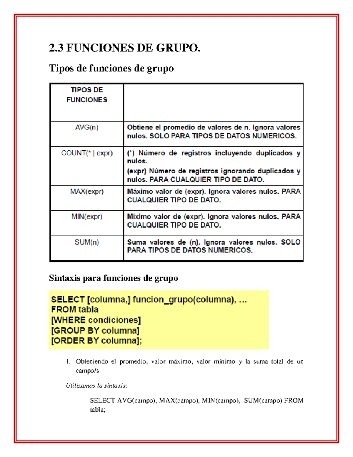 Funciones TBDU 2 - Actividad completada - Fundamentos De Bases De Datos ...