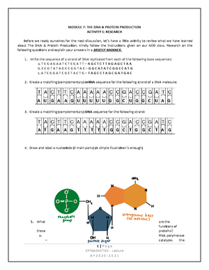 M4 Gene Inheritance and Mendels law - BSMLS 2-D 1 ST SEMESTER Genes ...