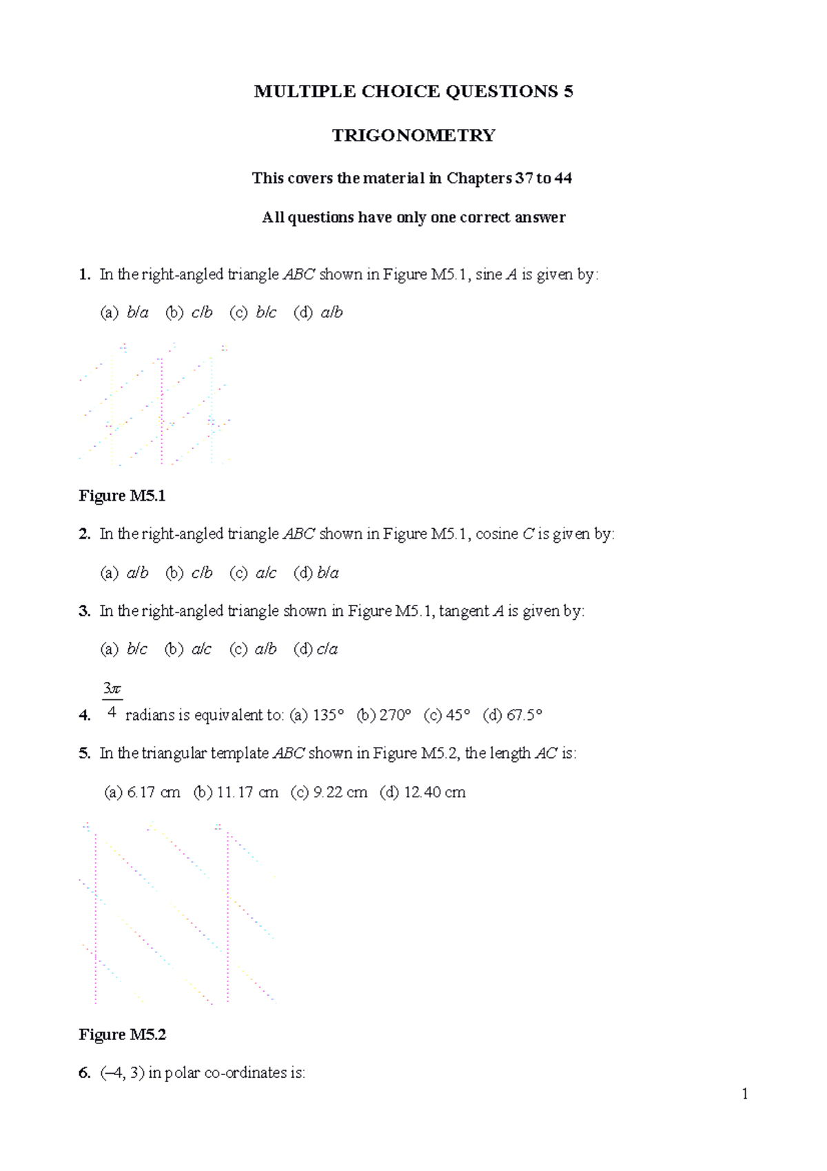 CEM Multi Choice 5 - when the night becomes white - MULTIPLE CHOICE ...