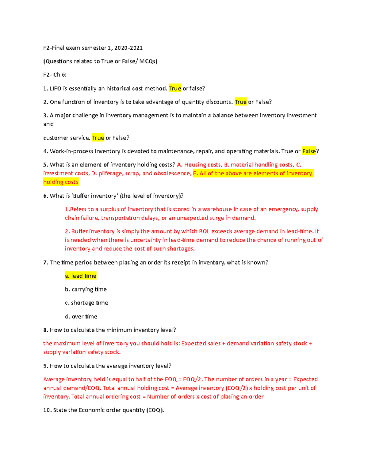 5 6235776417636811358 - F2-Final exam semester 1, 2020- (Questions ...