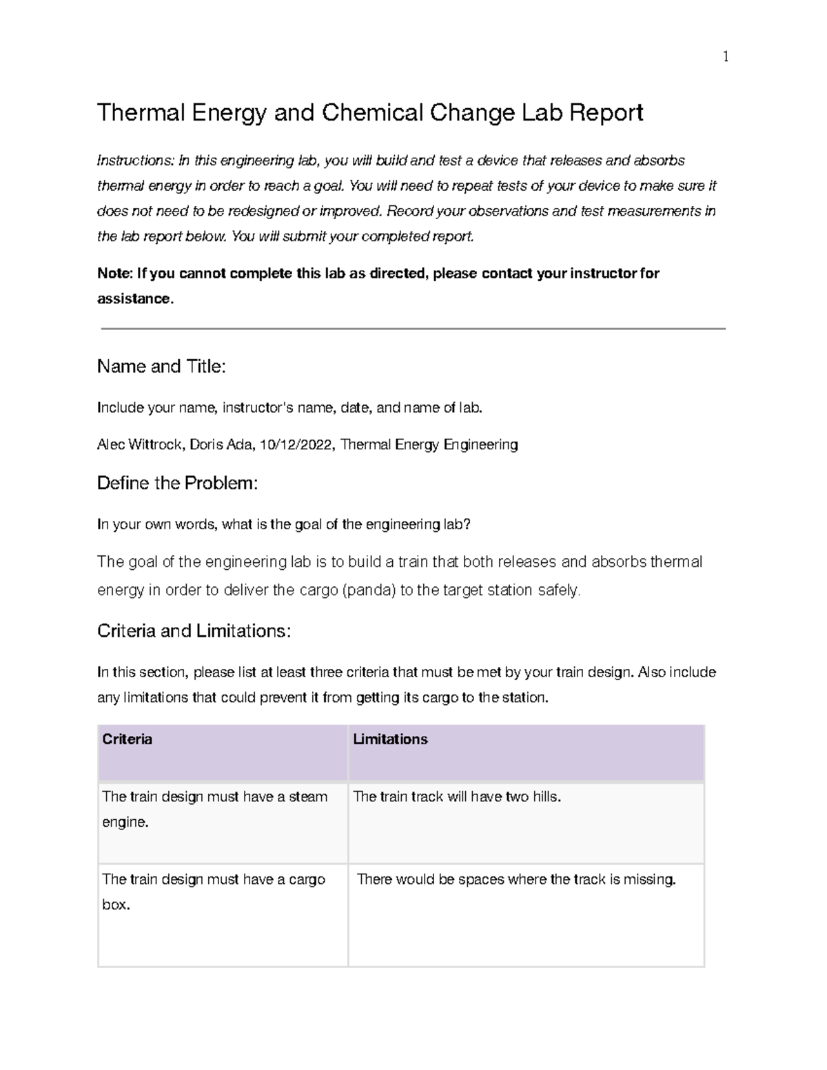 Thermal Energy and Chemical Change Lab Report - Deprecated API usage: The SVG back-end is no ...