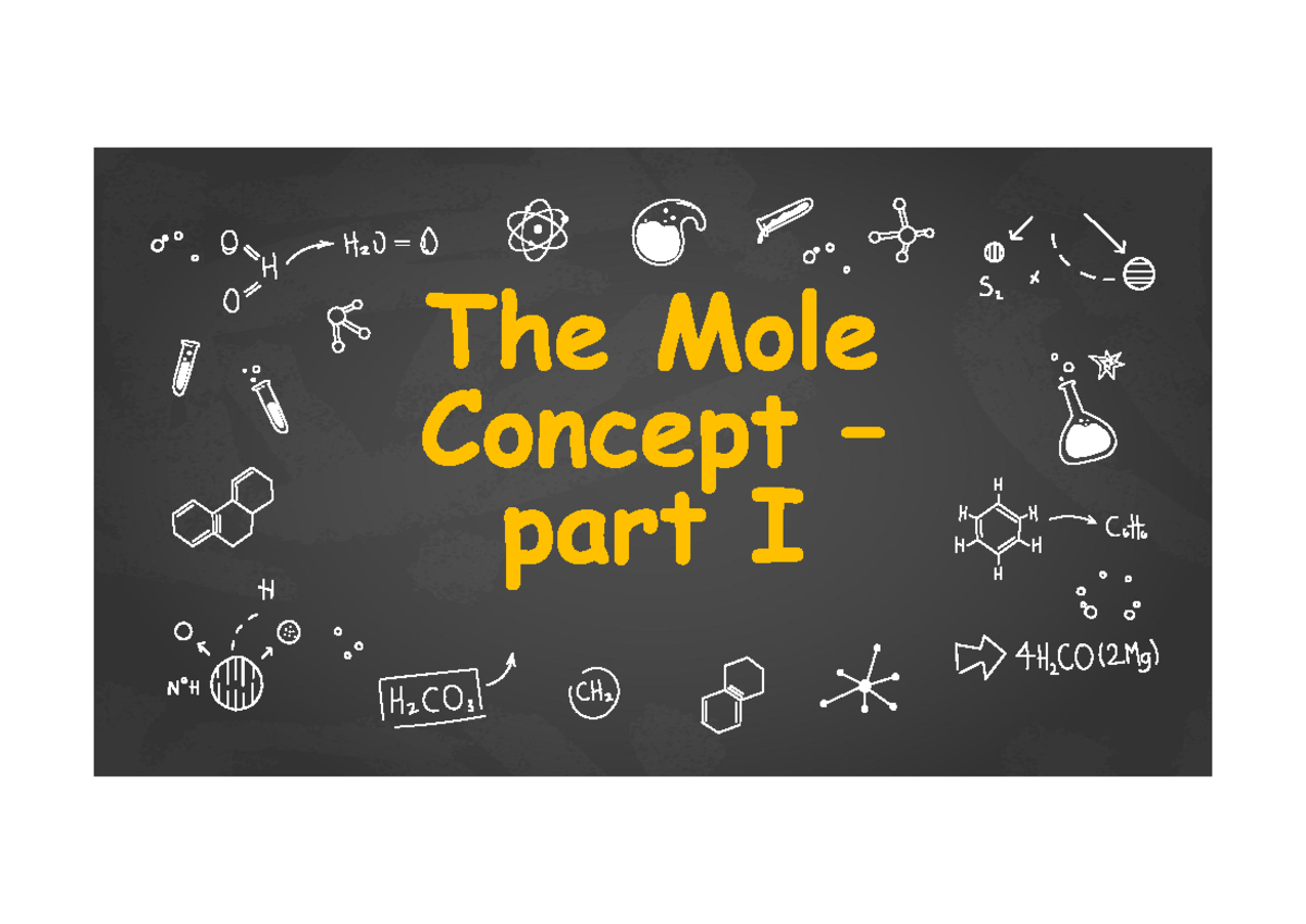 The Mole Concept - part I - 01 What is a mole? How to calculate Molar ...