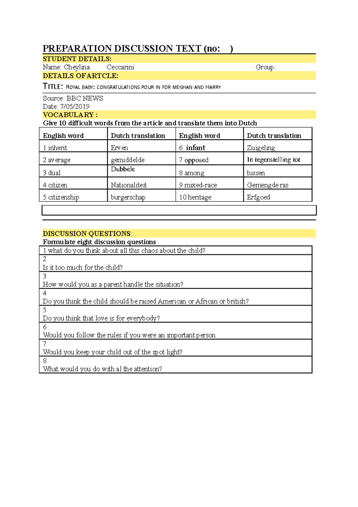 Preparation file discussion laatse - PREPARATION DISCUSSION TEXT (no ...