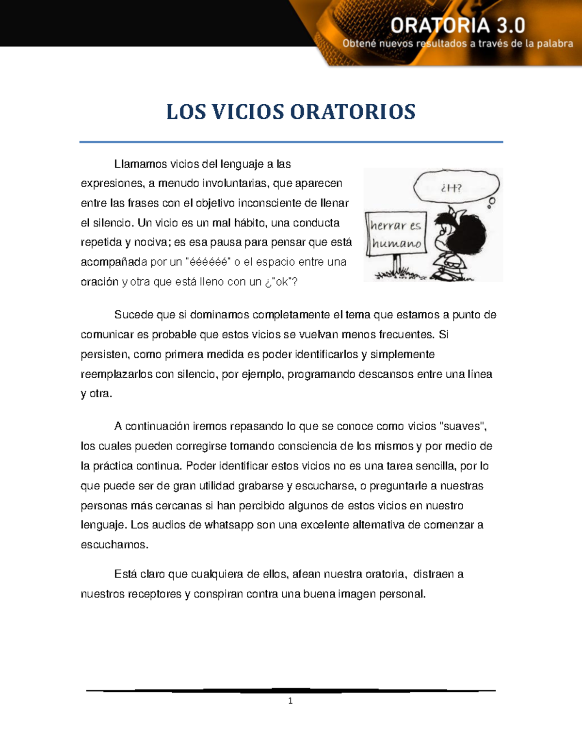 MVII - Vicios Oratorios - LOS VICIOS ORATORIOS Llamamos vicios del lenguaje a las expresiones, a ...