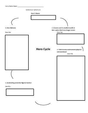 Harry Potter 5 Writing Examples Assignment - Submit completed ...