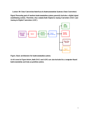 EECE-326 Lecture 2 Measurement Errors - Warning: TT: undefined function: 32 Lecture 2 ...