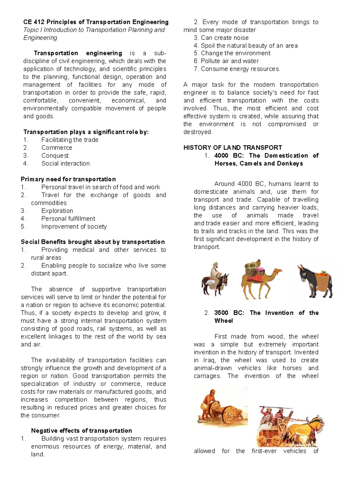 Topic 1 hand out - mathematics in the modern world - CE 412 Principles ...