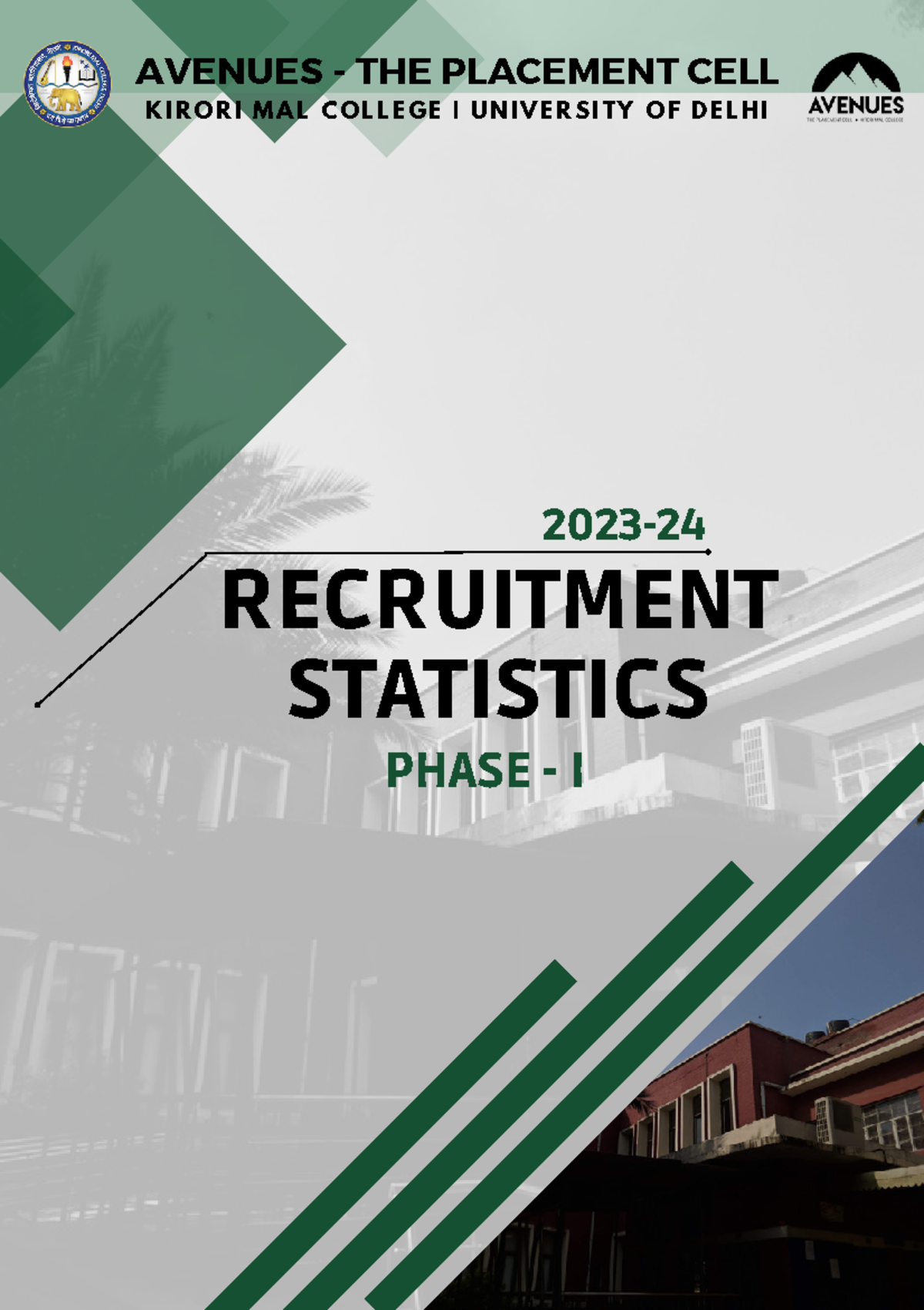 Phase-1 Report - great matter tp learn - RECRUITMENT STATISTICS 2023- PHASE - I ####### AVENUES ...