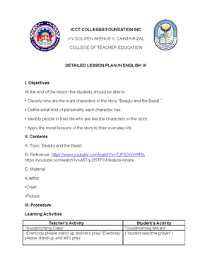 Lesson PLAN 7 - SEMI DETAILED 4A’S LESSON PLAN IN TLE- Y3CVIIO1dzqyQ0kf ...