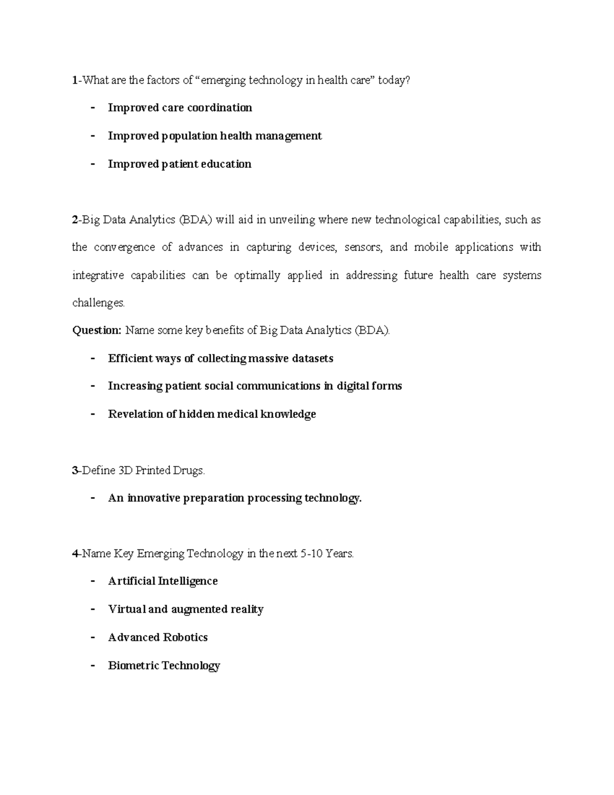 Assignment #7 - Lecture Notes - 1 -What are the factors of “emerging ...