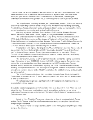 Operation Barbarossa Analysis - Hitler made a lot of mistakes in ...