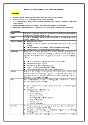The Kawa Model OT - 1 What is occupational therapy? Occupational ...
