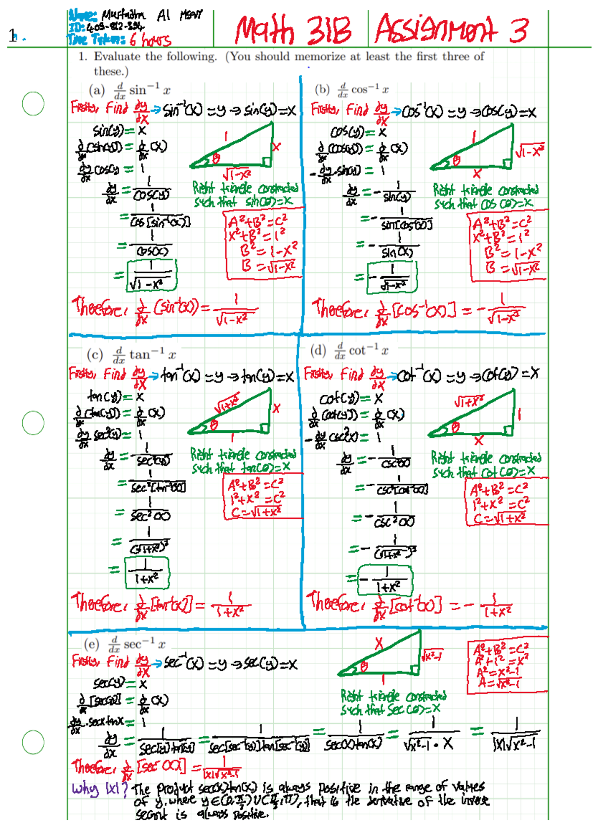 Math 31B - Homework 3 - Professor Andrews - Nowe: Muctata Al Hoan 1D2 ...