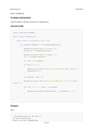 Tree Codes in C - Assignment No.: 4 Date: Problem Statement: Write programs in C to find out the ...