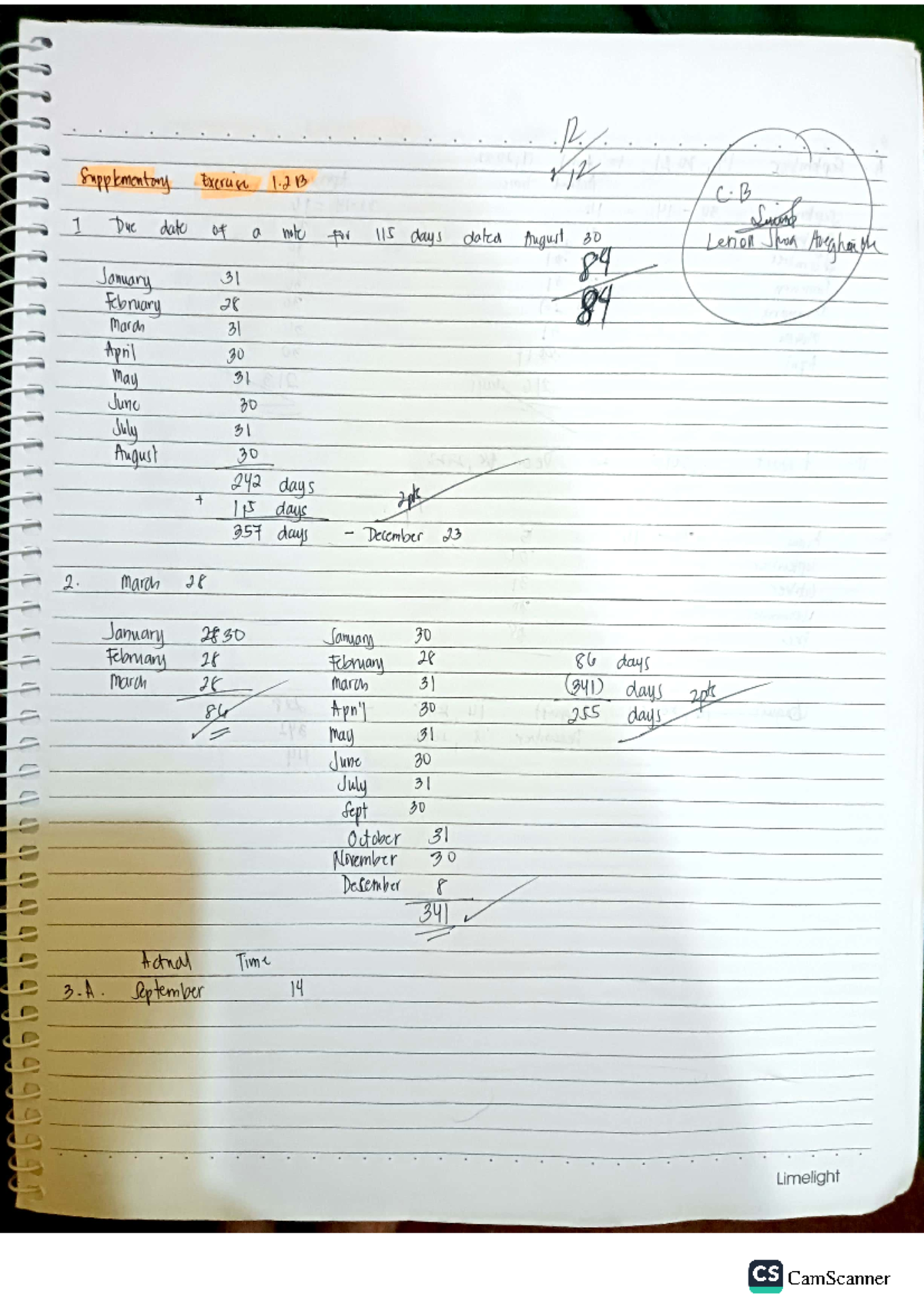 June 19, 2024 -SE 1.2B 1.2C and 1.3 - 12. Supplementary Exercise 1 C ...