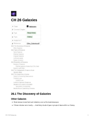 CH 21 Star Formation - Note that I took for studying - CH 21 Star ...
