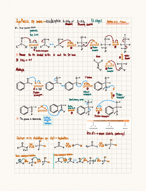 Review test 4 - Nucleophilic addition and acyl substitution, enols in ...