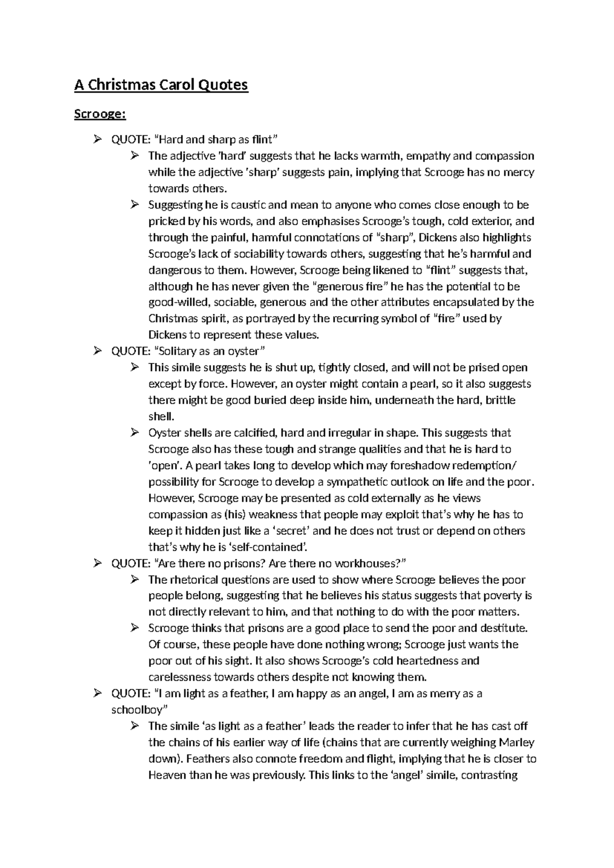 ACC quotes - INFORMATION ON A CHRISTMAS CAROL - A Christmas Carol ...