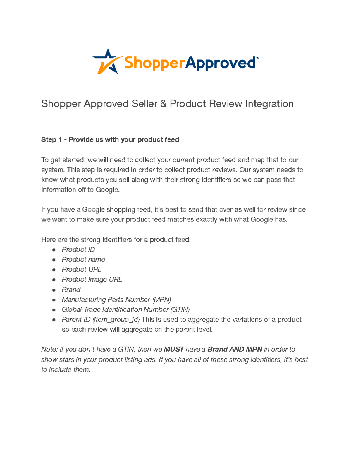 SA Seller and Product Review Integration - Shopper Approved Seller ...