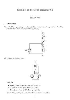 ELEC2320 Week 2 - Introduction to Op-Amps - ELEC2320 Week 2 ...