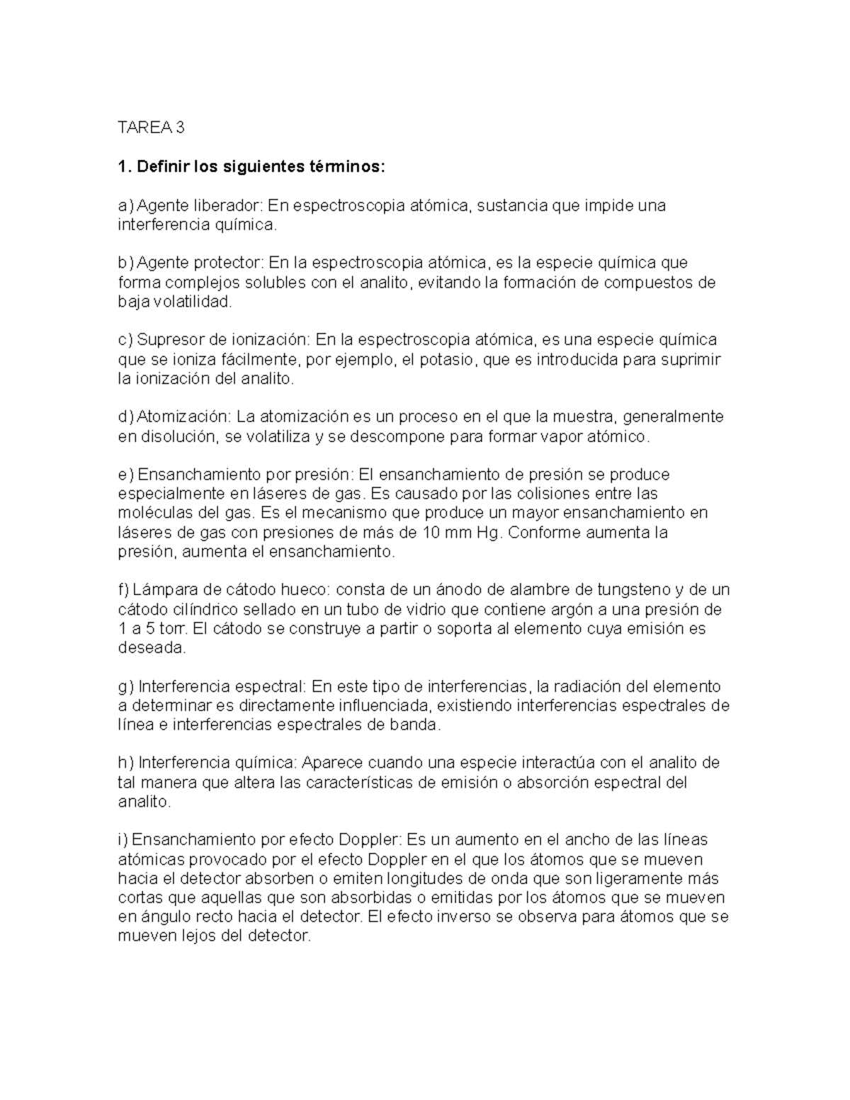 Tarea 3 - nb jbm m kh kh mk - TAREA 3 1. Definir los siguientes ...