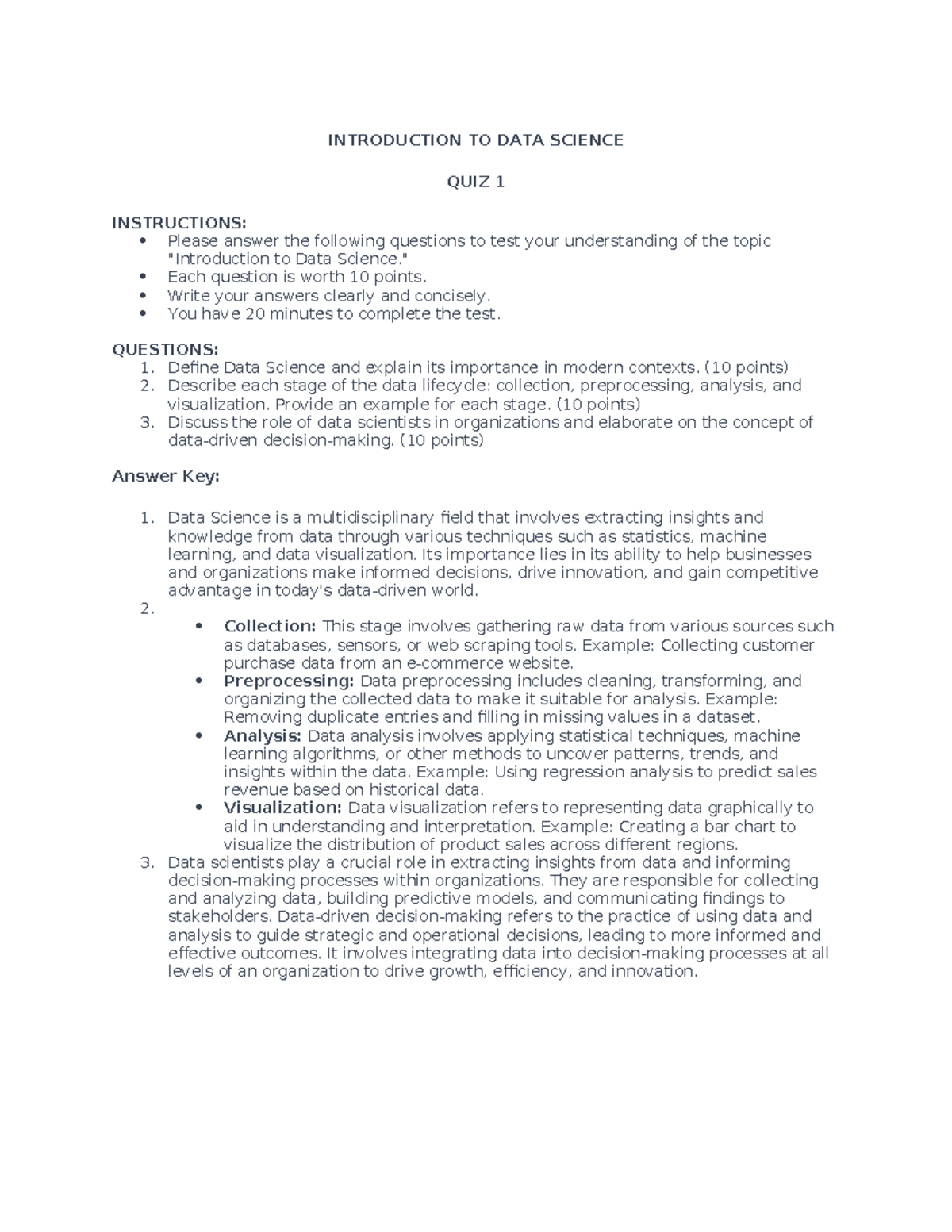 Introduction to Data Science ACT 1 FOR GR1 for SP - INTRODUCTION TO ...
