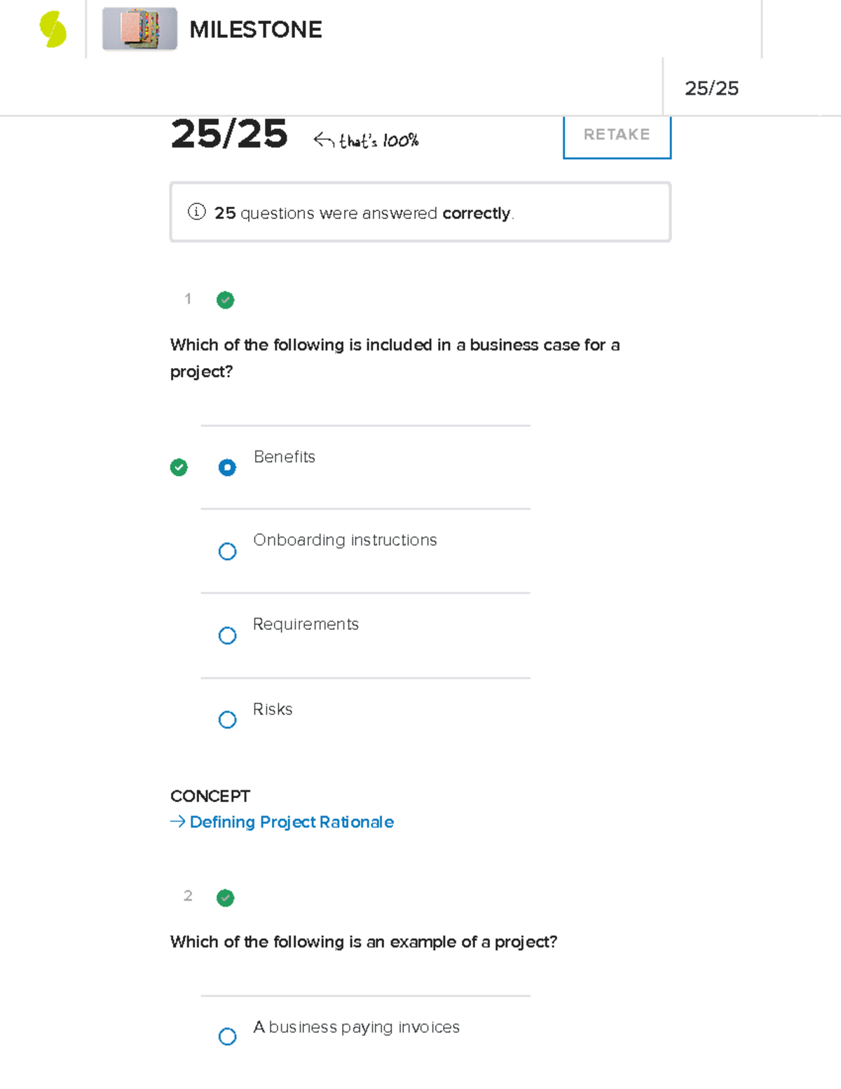 Project Management Final Milestone - 1 CONCEPT → Defining Project ...
