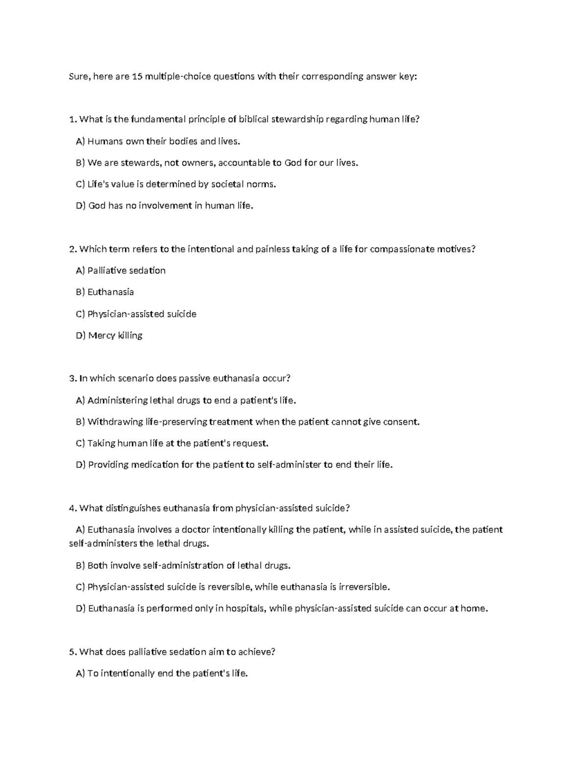 Practice-ques - Sure, here are 15 multiple-choice questions with their ...
