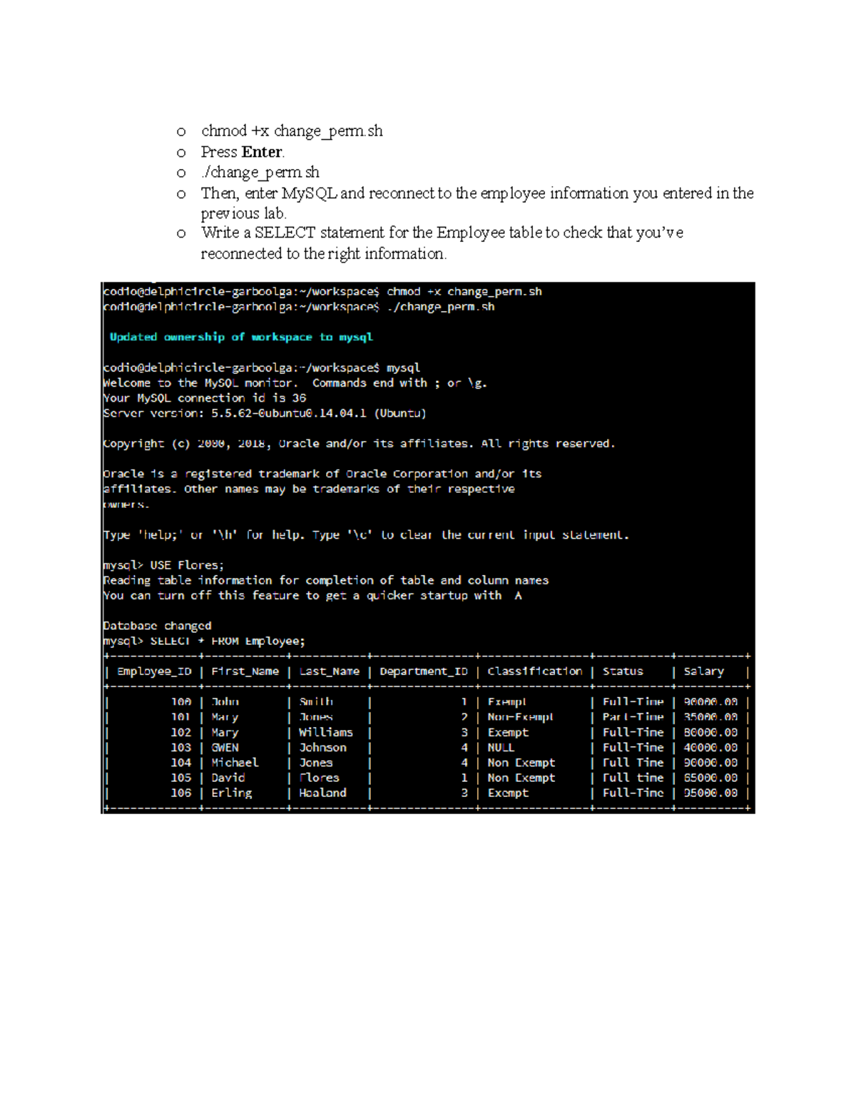 Module Three Lab - Grade: A 53.63/55 Feedback: Good job with your join ...