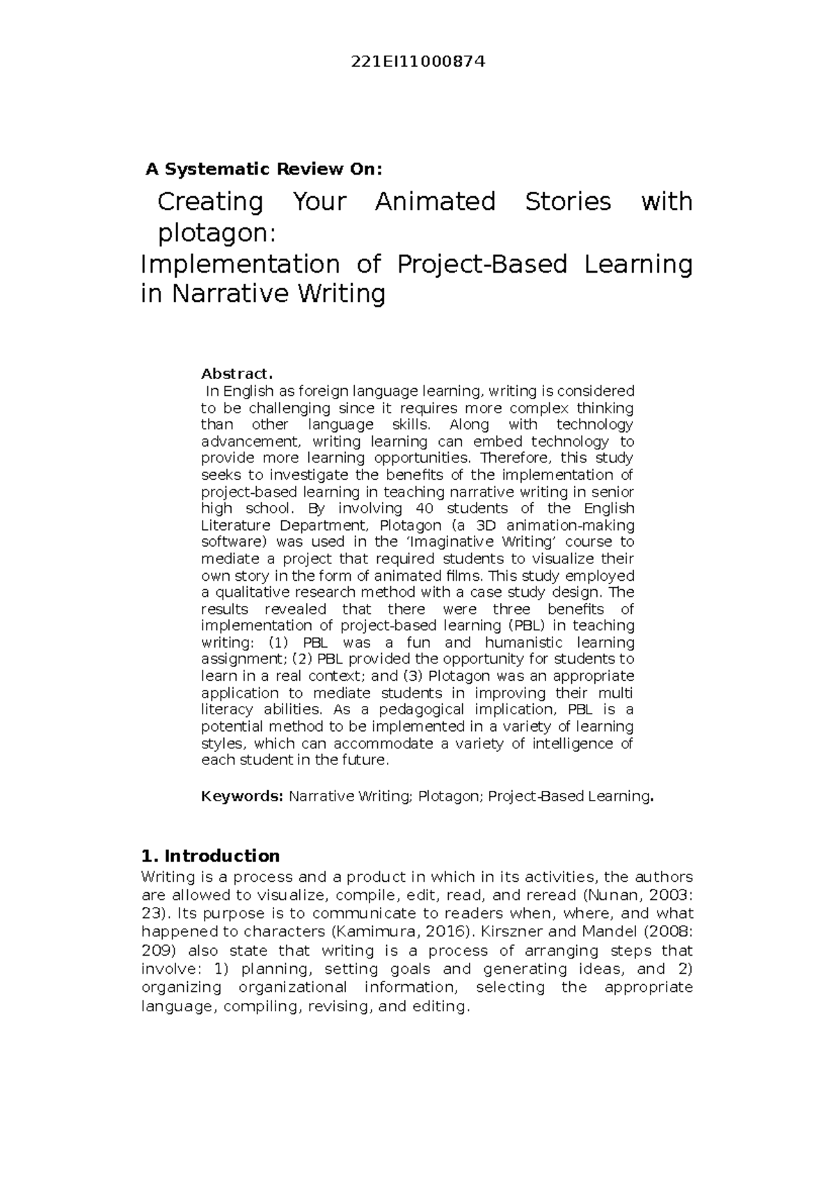 4 5906939822940884496 - A Systematic Review On: Creating Your Animated ...
