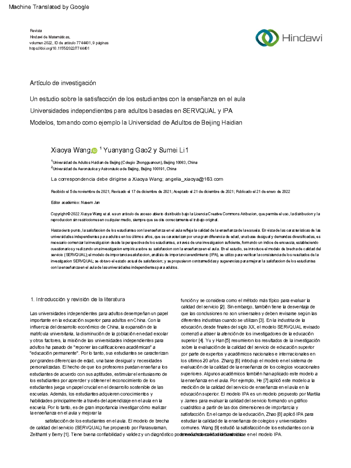 Adult Universities - 03 IRMM 13040 magasi - 1 1. Introducción y ...