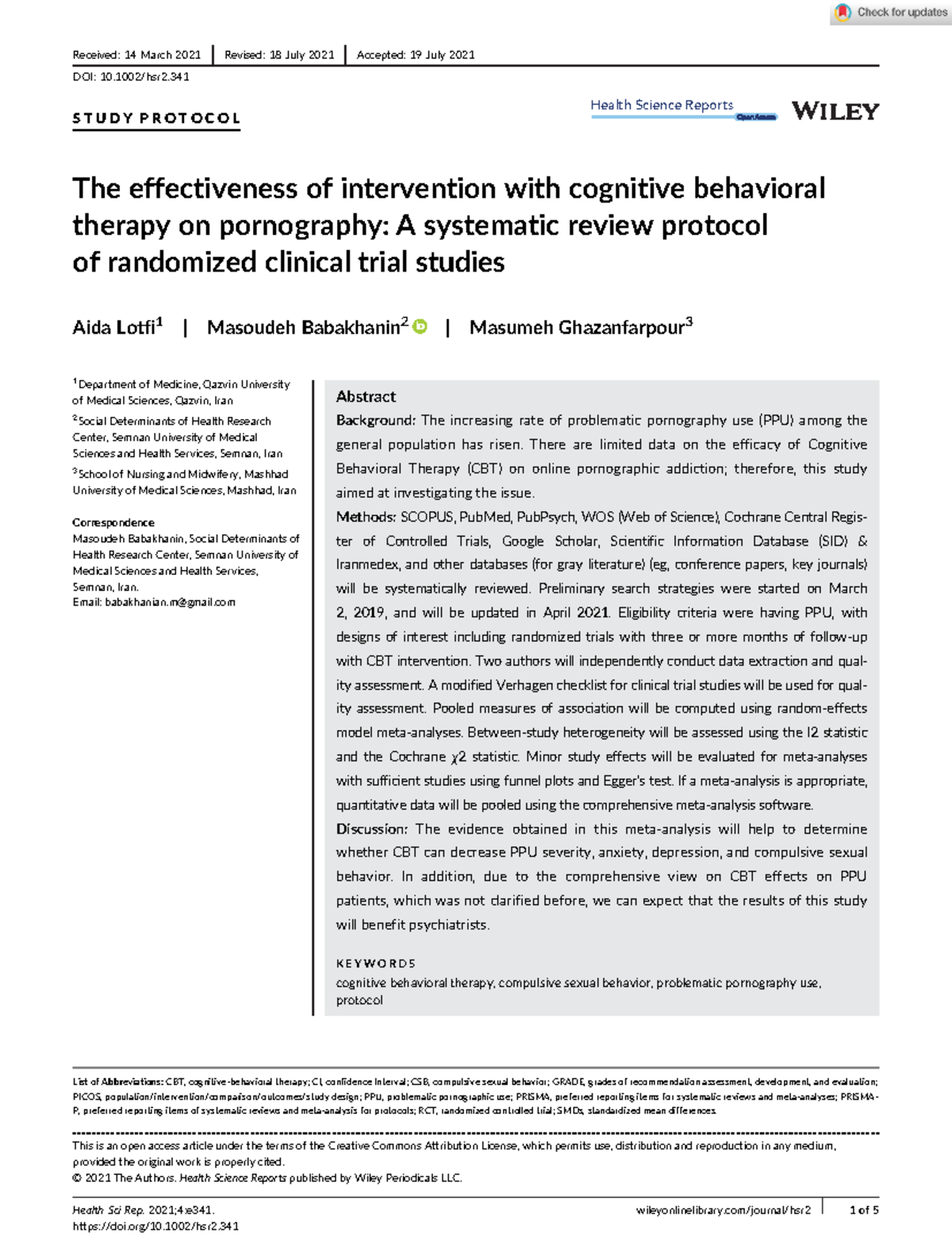 Health Science Reports - 2021 - Lotfi - The effectiveness of ...