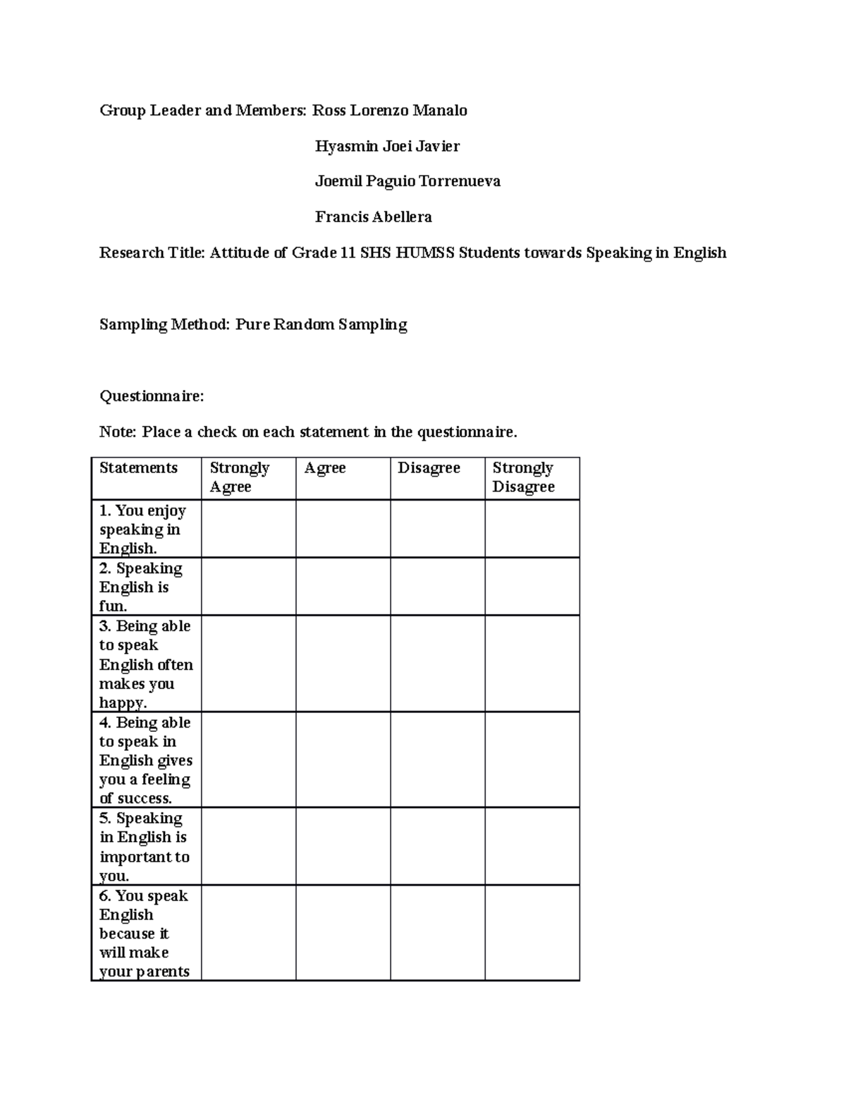 Research Paper IN SAP - Activity Sheet in General Biology for senior ...