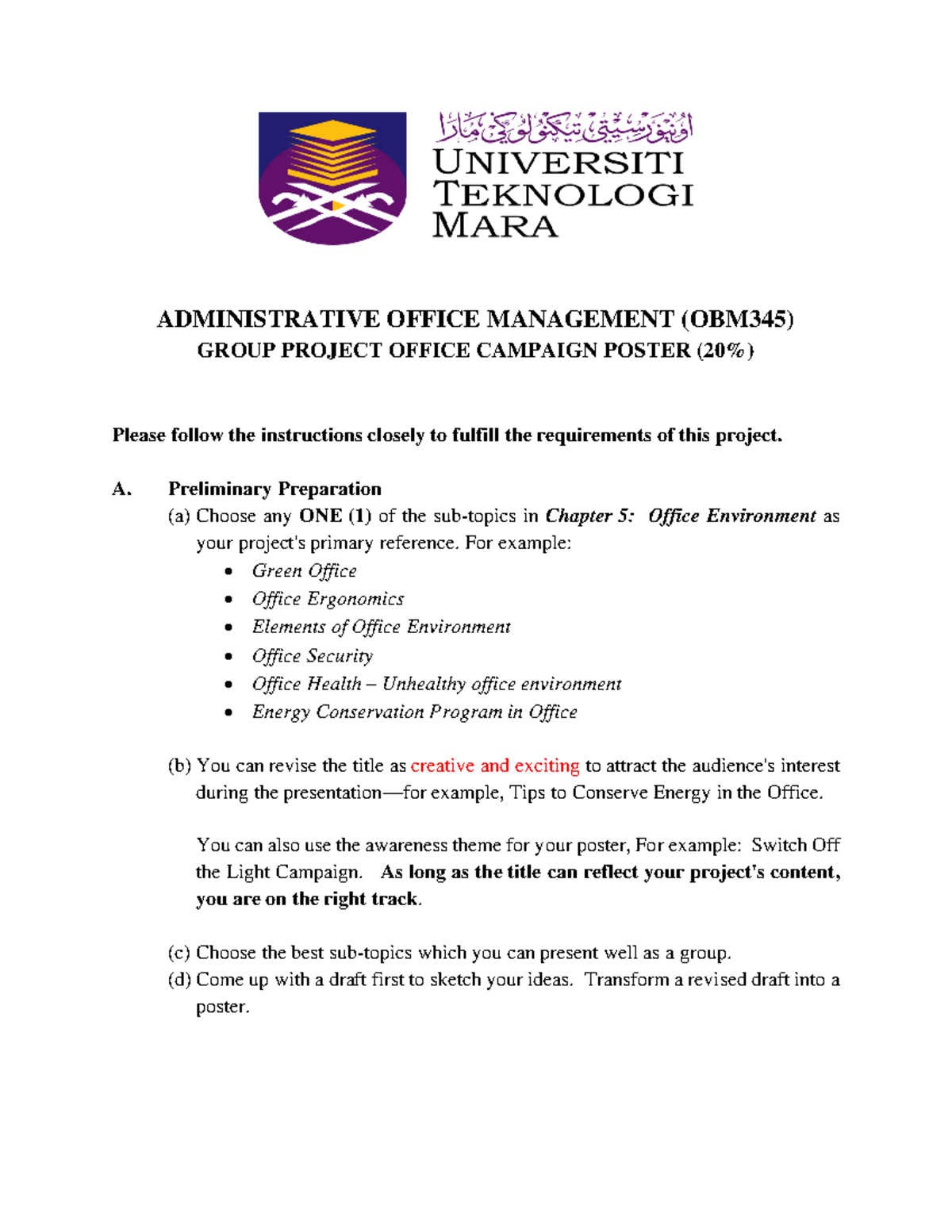 Virtual Office Poster - For Guidelines if needed. - ADMINISTRATIVE ...