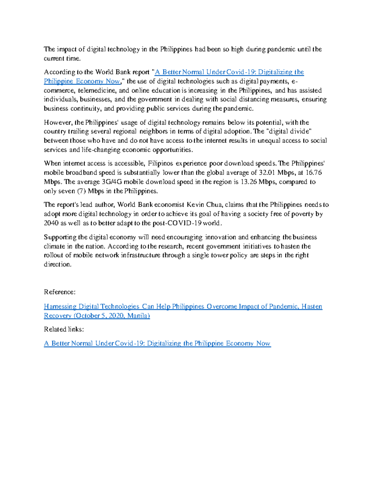 Impact of Digital Technology - The impact of digital technology in the ...