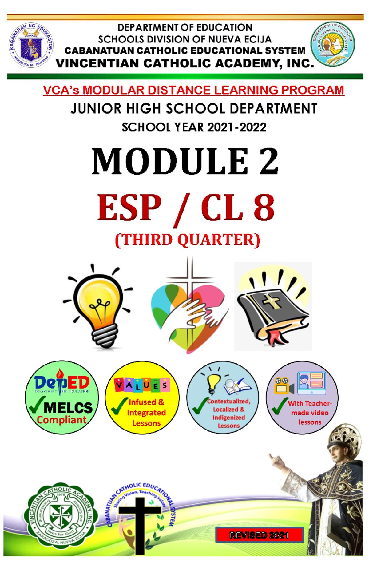 HS Module- 2 CL 8 Quarter 3 Revised - 1 | P a g e F O R V C A S T U D E ...