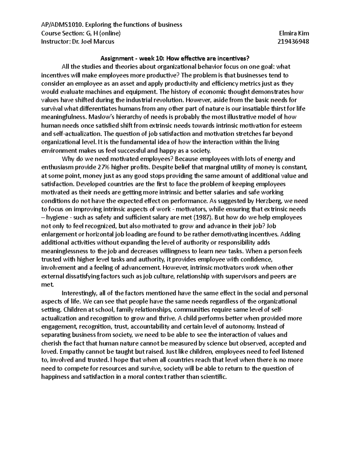 Assignment-Wk10 - Mandatory weekly assignment - AP/ADMS1010. Exploring ...