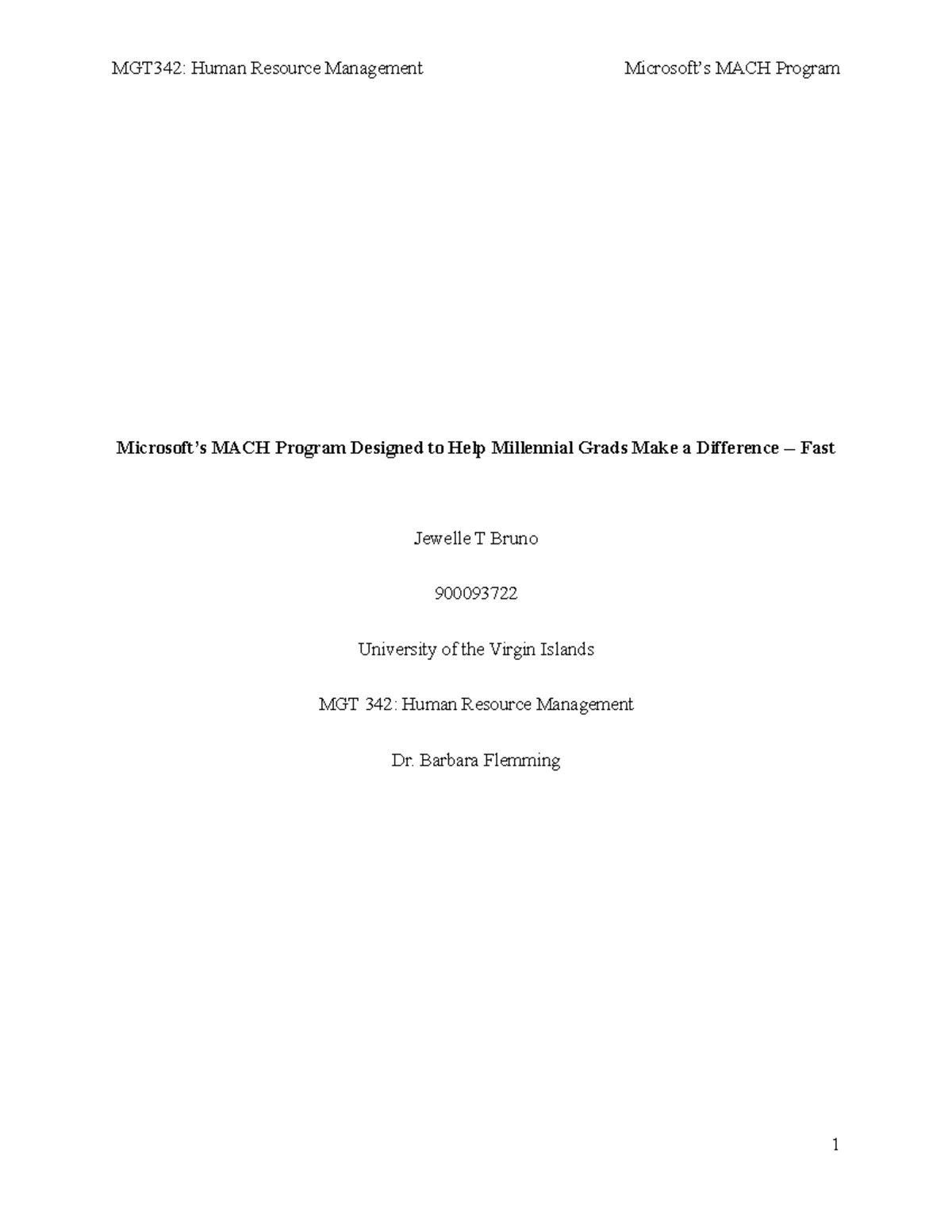 Microsoft MACH Program Case Study - Microsoft’s MACH Program Designed ...