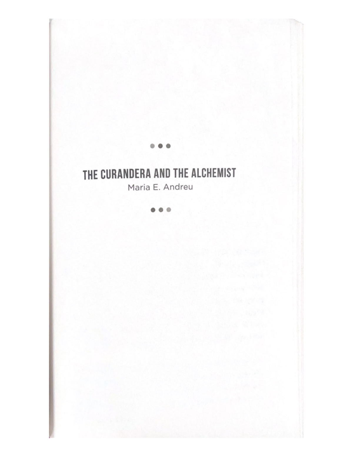 The Curandera And The Alchemist - english - Studocu