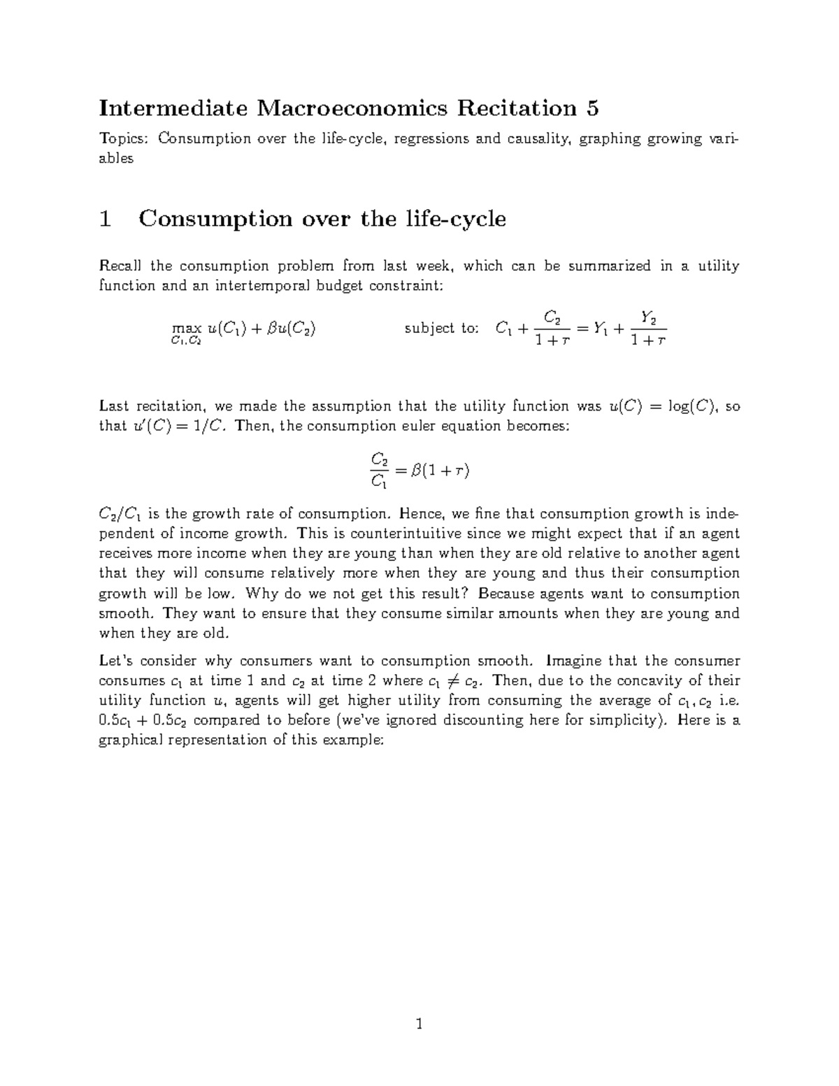 5 Consumption Smoothing Empirics, Statistical Relationships v Causality ...