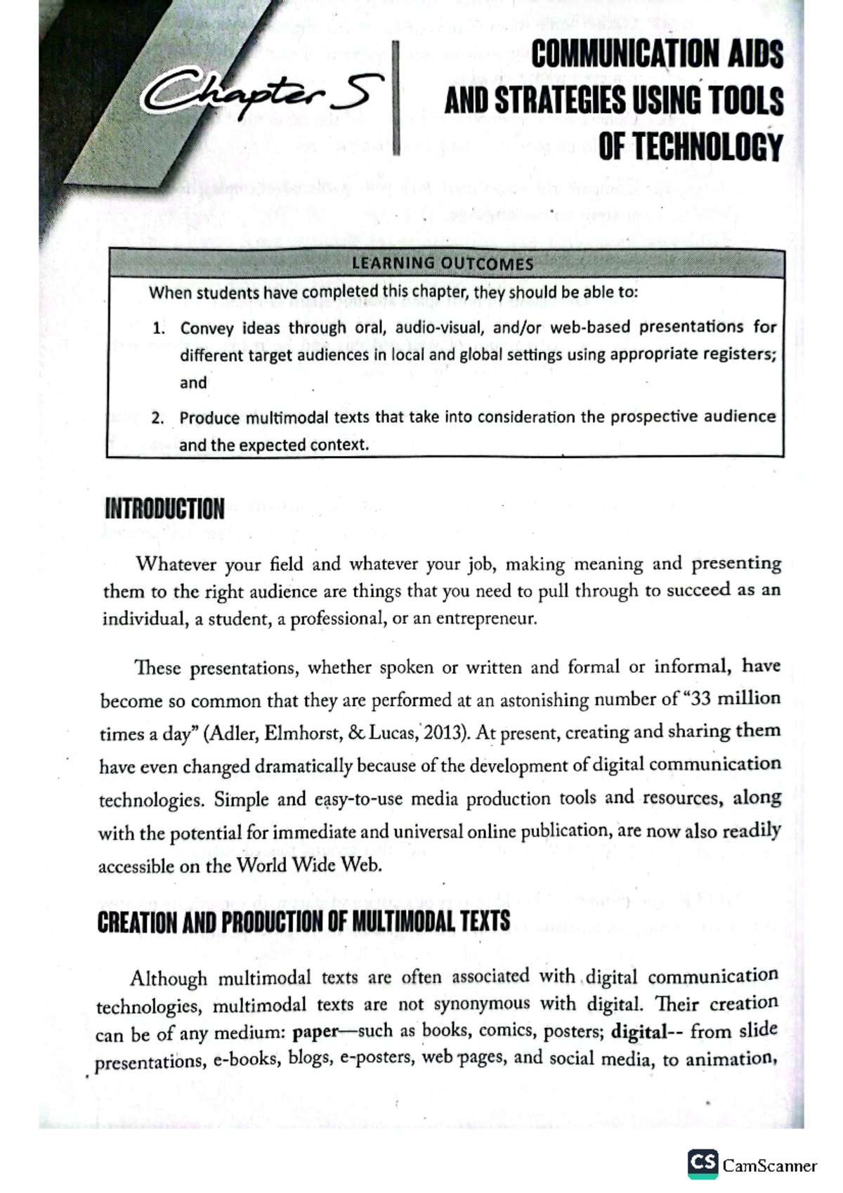 Communication aids and strategies using tools of technology ...