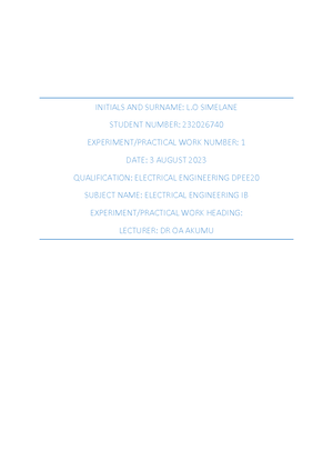 [Solved] write a description wiring list and conclusion for the ...