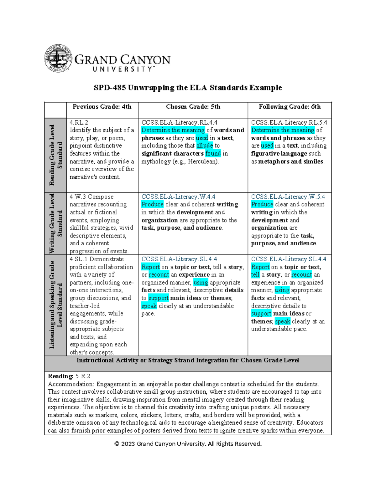 SPD-485 RS T1 SPD 485 Unwrapping the ELA Standards Example - SPD-485 ...
