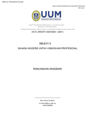 Company Profile Rubrics - RUBRIC: COMPANY PROFILE SECTION A: BUSINESS DOCUMENTS (GROUP ...