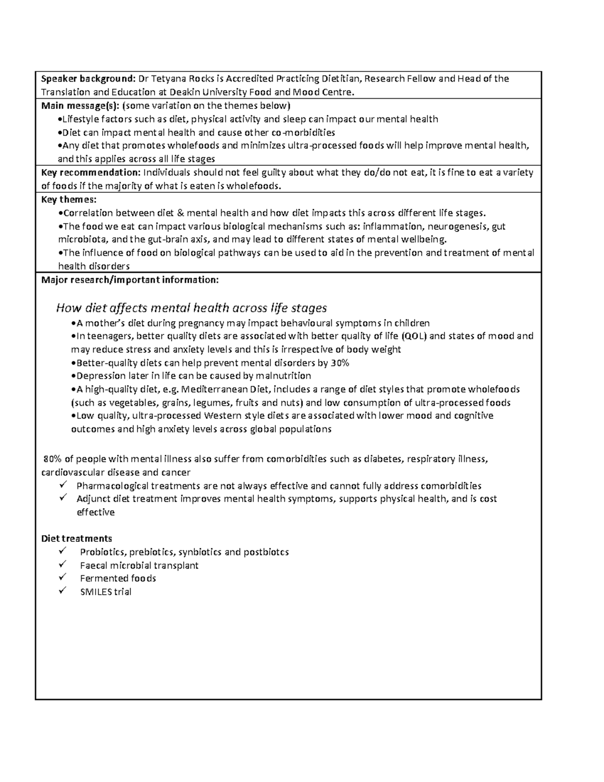 Feedback Rocks...2022 (final 2) - Speaker background: Dr Tetyana Rocks ...