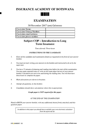 Proposed COP v1 21 v1 Questions AND Answers - SHORT TERM (COP) REVISION ...