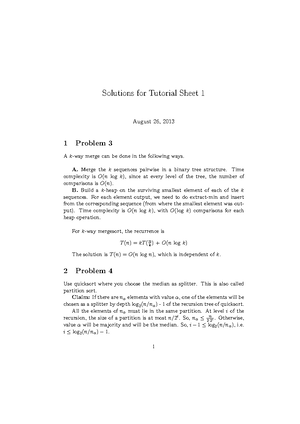 UG midterm solutions - Midsem Exam Paper - Advanced Data Structures and Algorithms, Spring 2020 ...