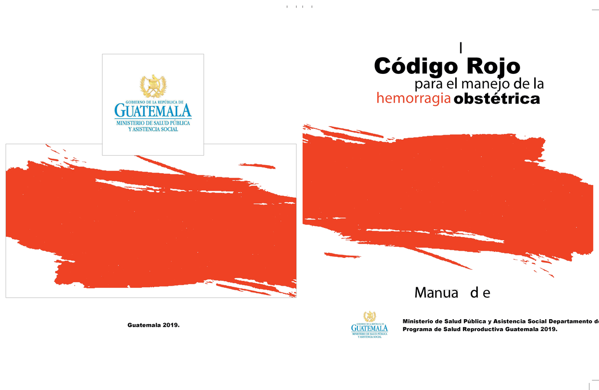 Codigo rojo - Manual de Código Rojo Ministerio de Salud Pública y ...