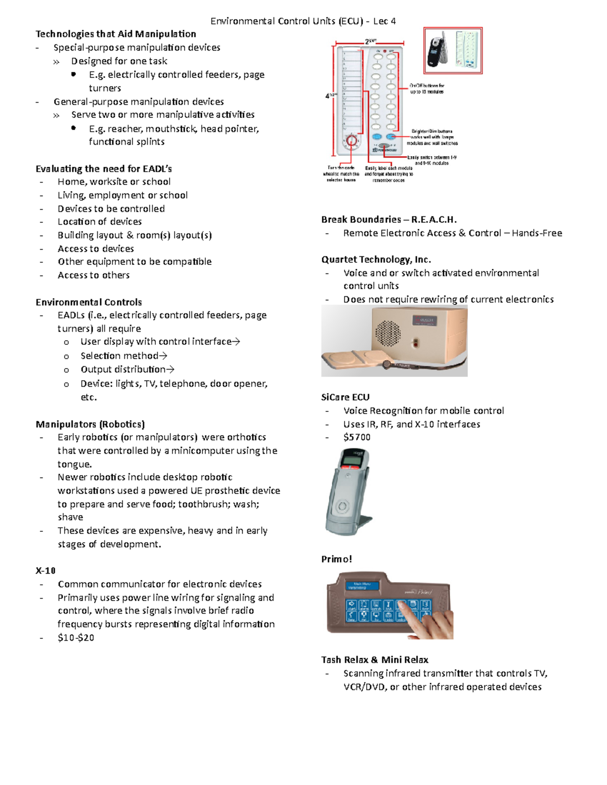 Environmental Control Units - AT lec 4 - Environmental Control Units ...