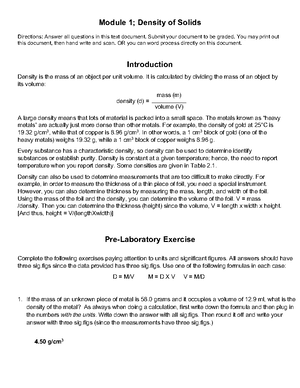 Module 2 Classifying Matter and Changes - Online Module 2: Classifying Matter and Changes - Studocu